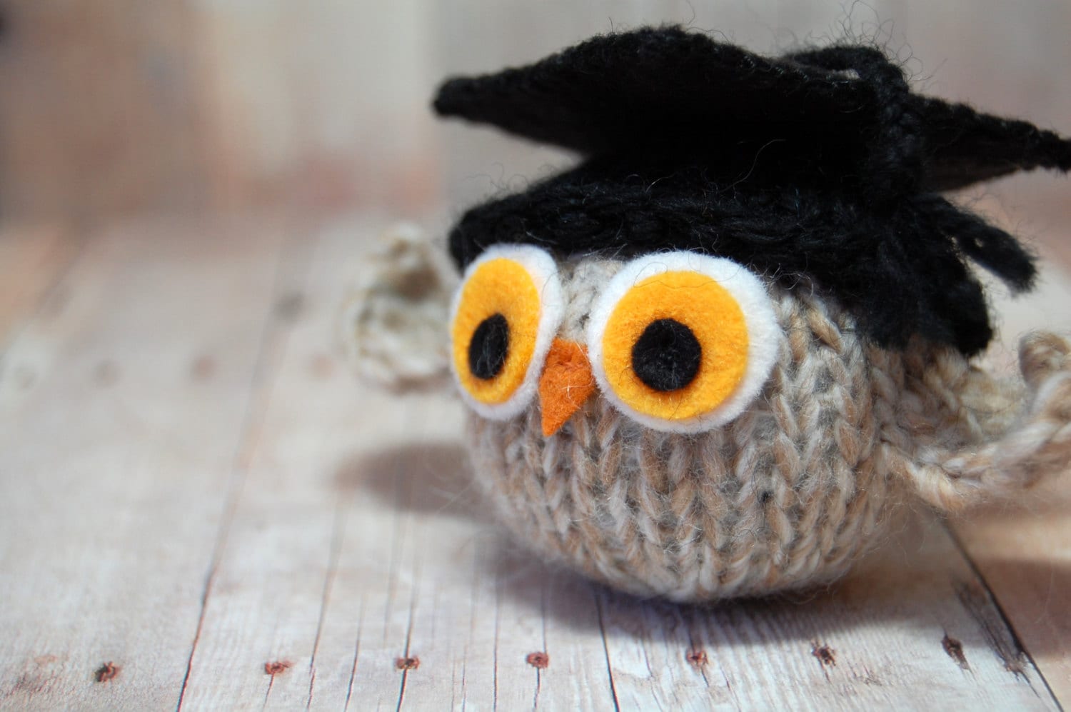 Graduation Owl Knit Owl with Graduation Cap Graduation | Etsy