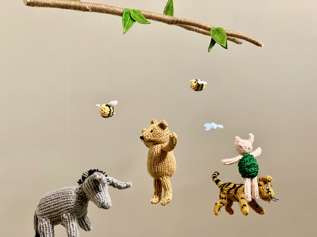 Classic Winnie the Pooh Nursery Mobile, Bear Baby Mobile, Classic ...