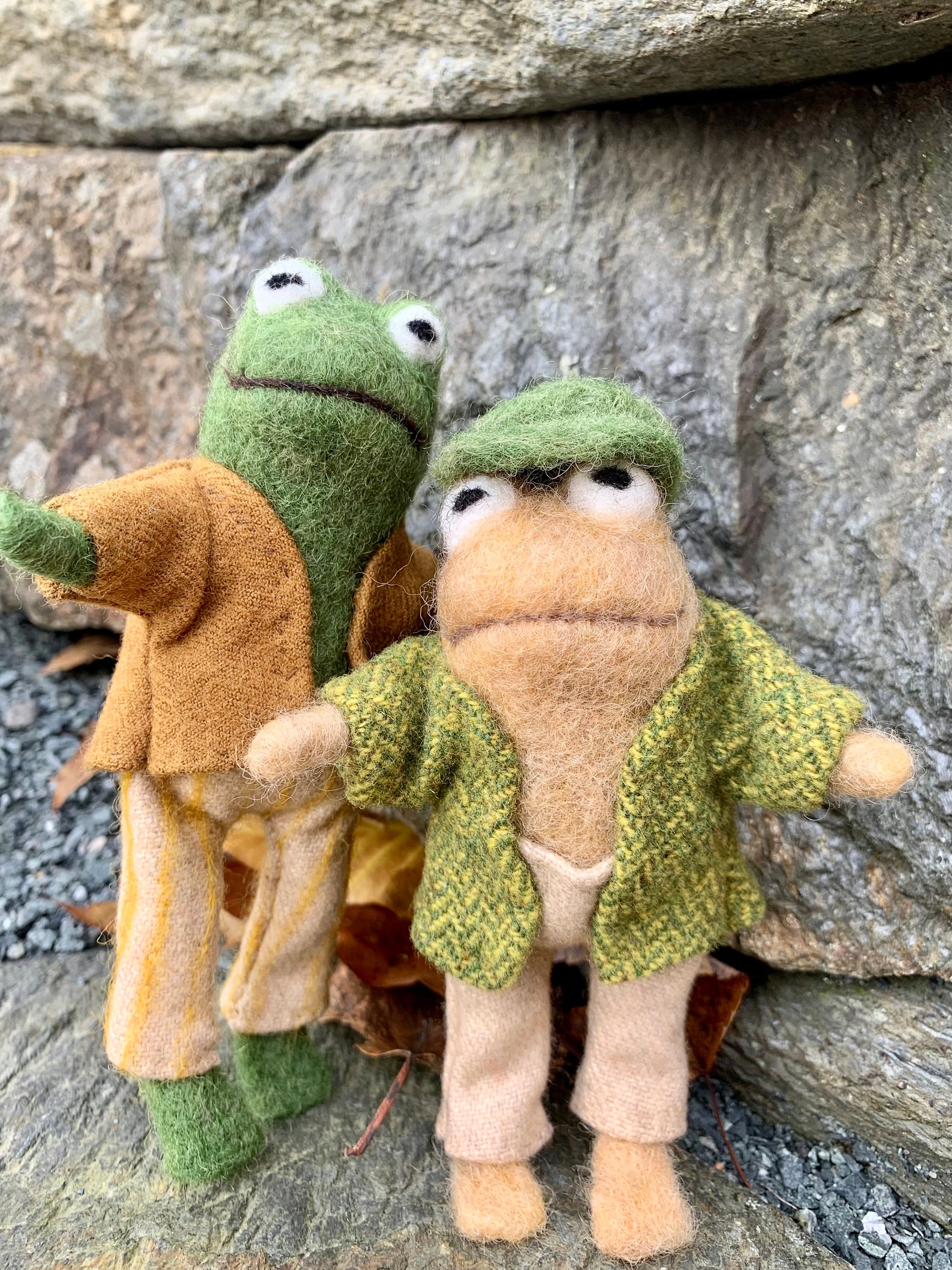 Frog and Toad Mobile, Frog and Toad Decor, Needle Felted Sculpture ...