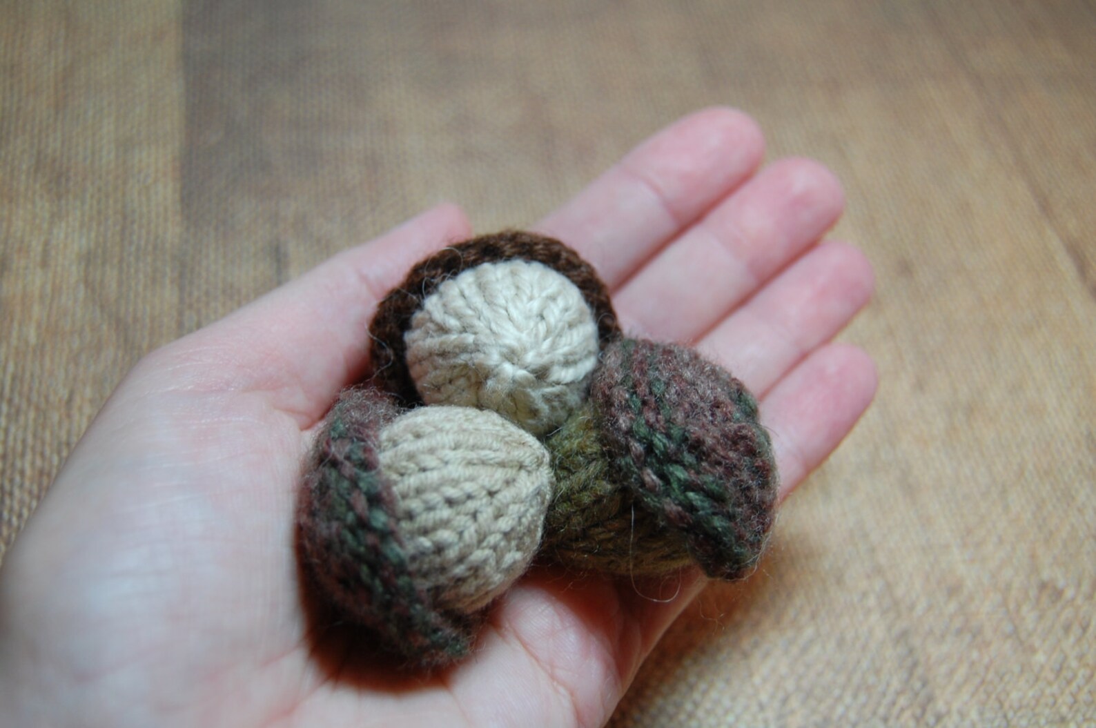 Acorn Knitting Pattern Instant Download PDF Woodland Acorn | Etsy