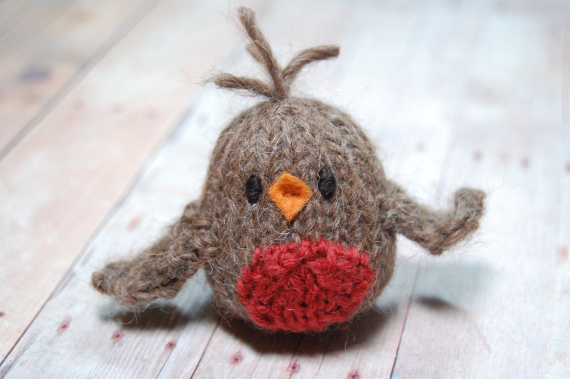 Mouse Robin Tufty Owl Knitting Pattern and Picture Tutorial - Etsy