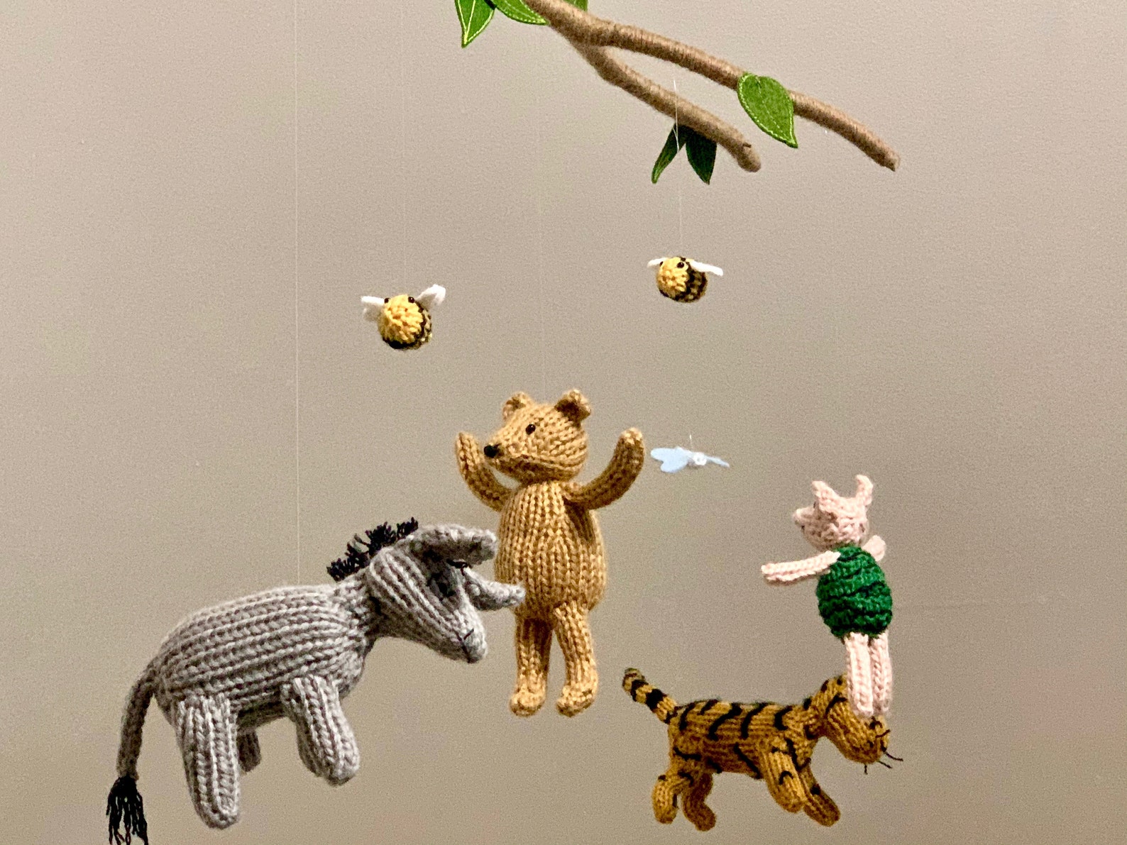 Classic Winnie the Pooh Nursery Mobile Bear Baby Mobile | Etsy Canada