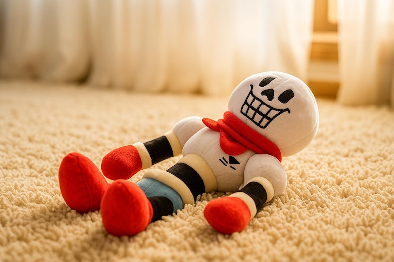 Papyrus Plush Toy Inspired by Undertale Plush Doll – 25cm Soft Anime ...