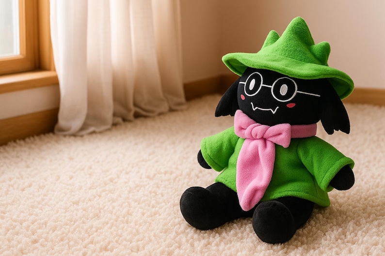 Ralsei Plush Inspired by Deltarune – 25cm Soft Anime Doll – Cute Cotton ...