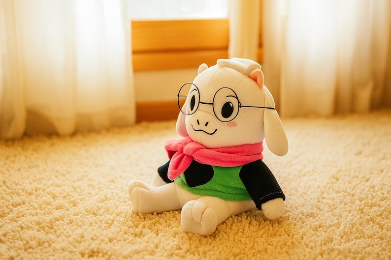 Ralsei Plush Inspired by Deltarune – 25cm Soft Kawaii Anime Doll – Cute ...