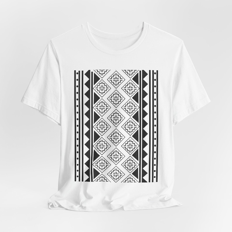 T-shirt Inspired by Hmong Embroidery Design, Modern Design of ...