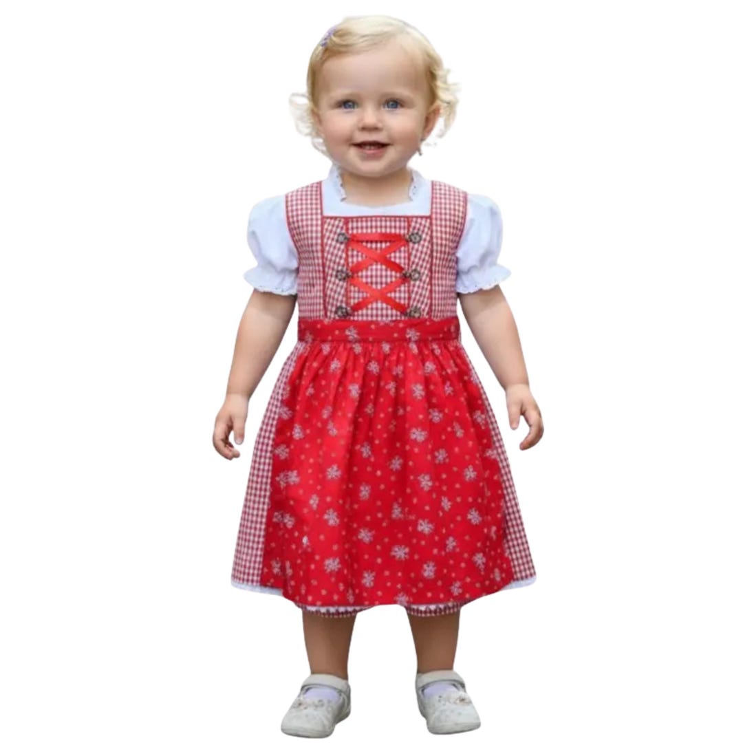Modern Kids Dirndl Dress | German Party Dress | Children's Oktoberfest ...