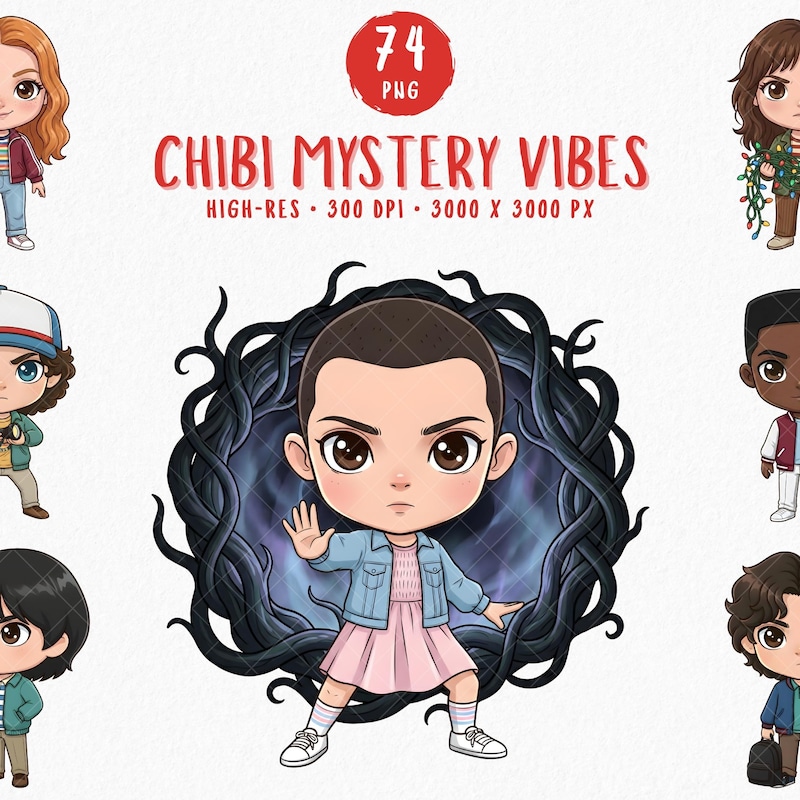 Strangers Things Chibi - Etsy