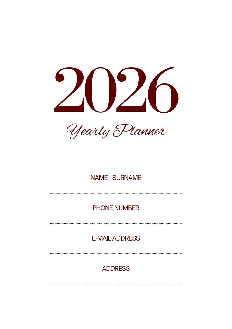 2026 Digital Planner – All-in-one Life Planner – iPad & Goodnotes ...