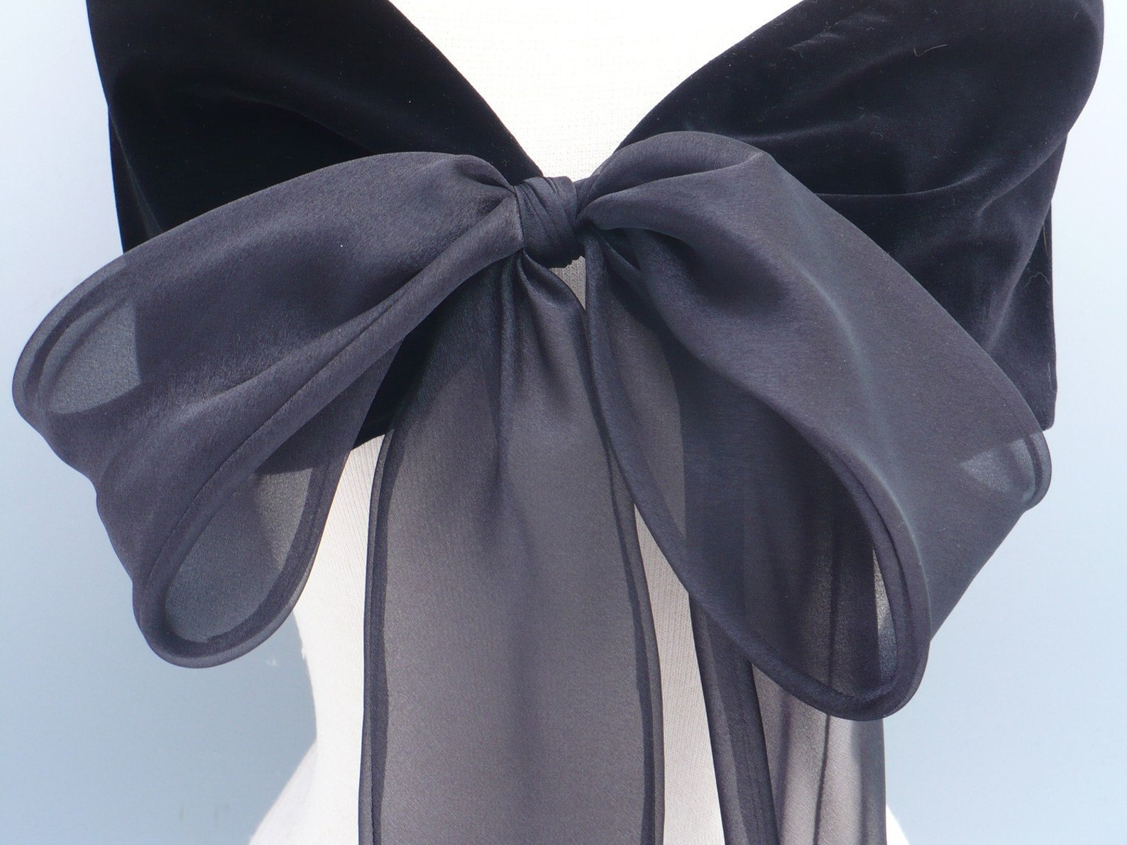 Black Velvet Stole, Special Occation, Formal Wedding - Etsy