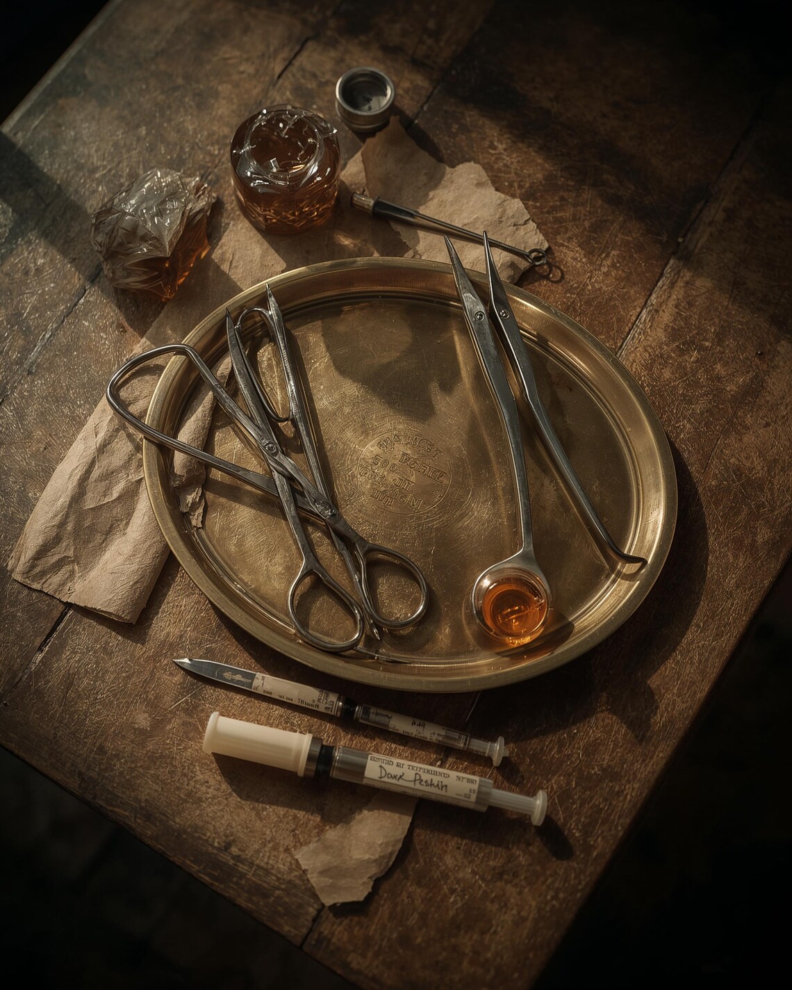 Antique 1920s Surgical Instruments Photo — Photorealistic Vintage ...