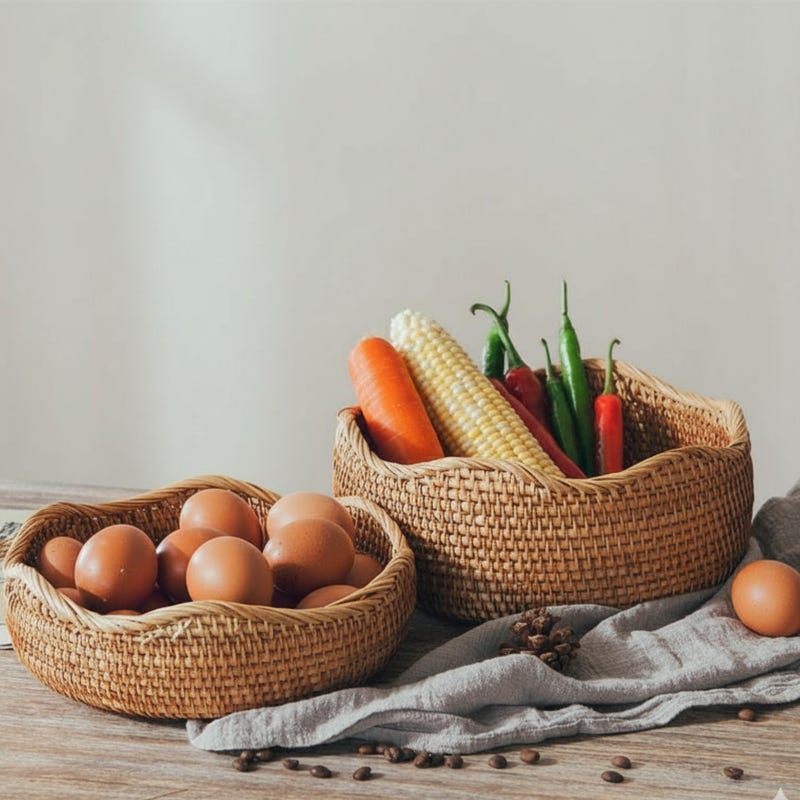 Small Fruit Bowl Basket - Etsy