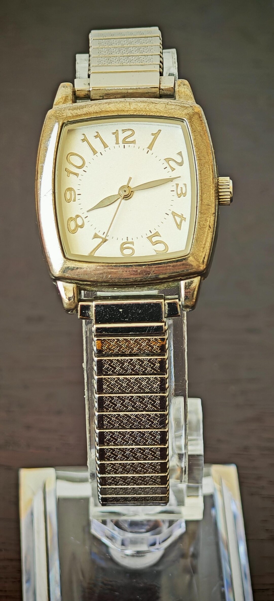 Sweda Quartz Watch – White Dial, Gold-tone Bracelet, 1995–2005 - Etsy