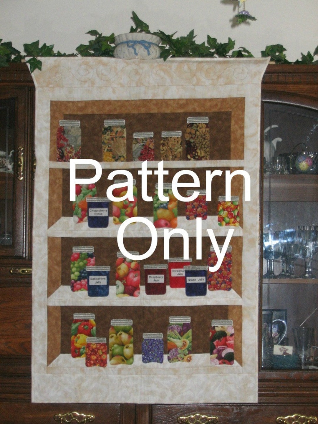 Country Cupboard Wall Hanging Pattern Only - Etsy