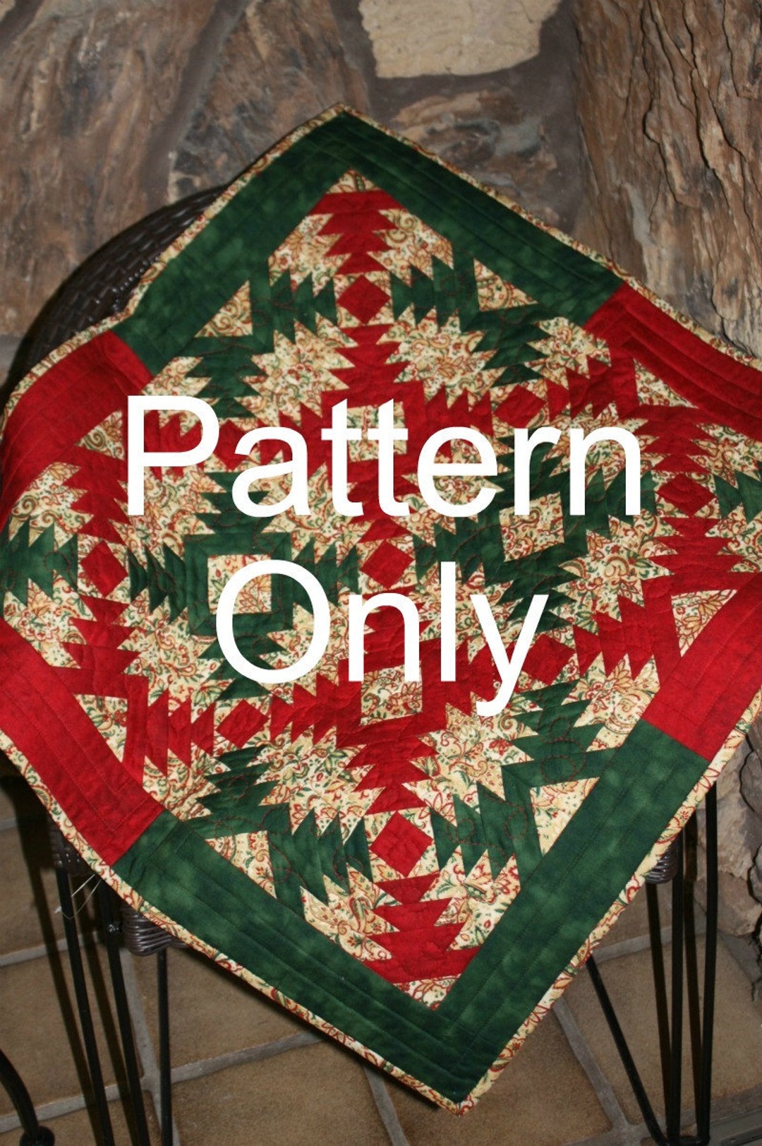 Paper Pieced Pineapple Table Topper Pattern Only - Etsy