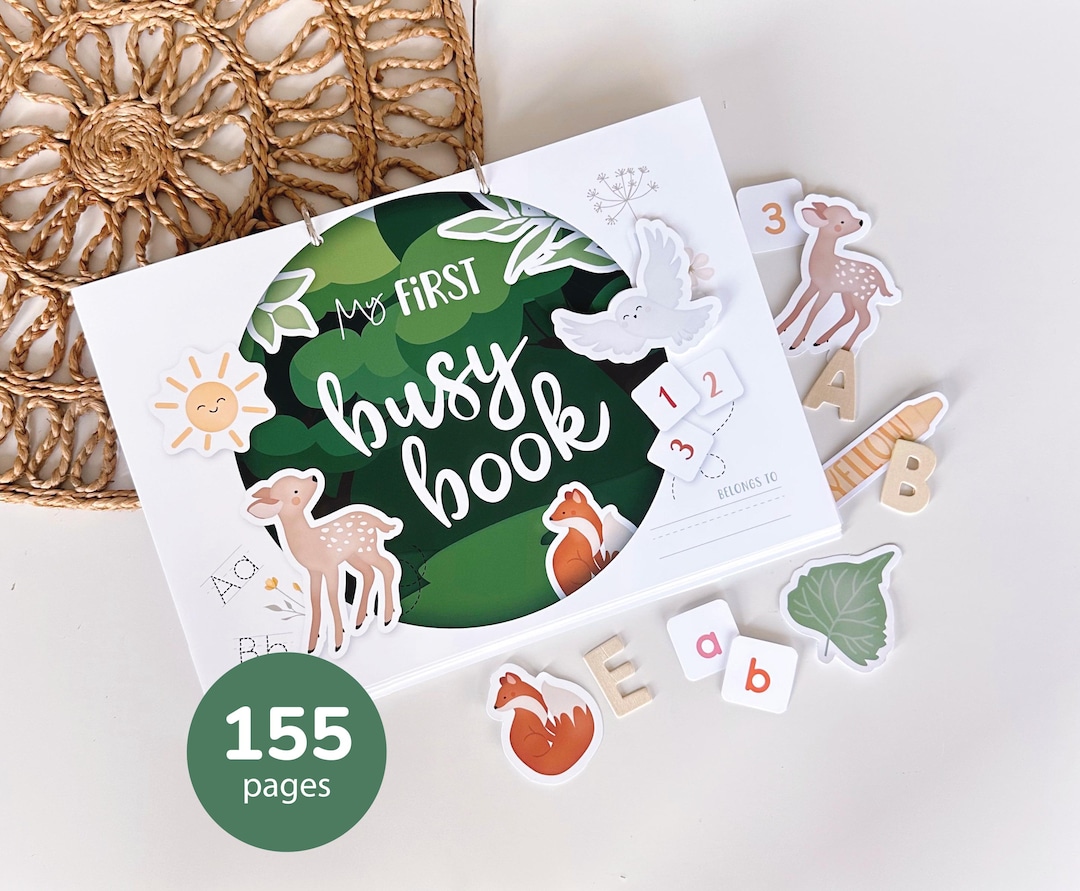 My First Busy Book: Toddler Montessori Activities and Preschool ...