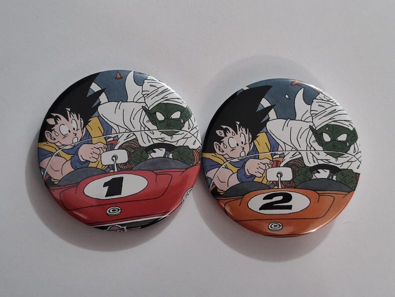 Goku Piccolo Car 3 Inch Button - Etsy