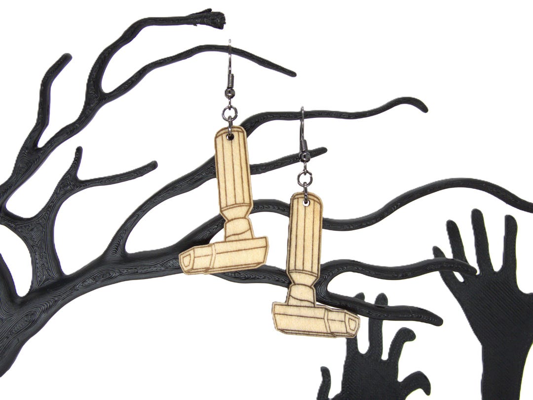 Fallout - Jet Inspired Earrings - Rage Inhaler - Etsy