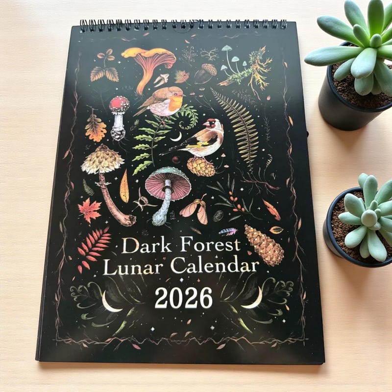 Moth 2026 Calendar - Etsy UK