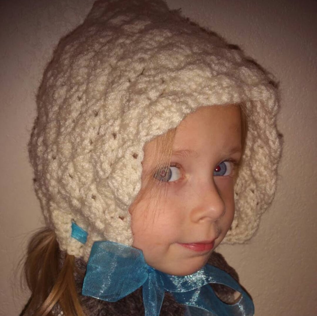 Bonnet With Ribbon - Etsy