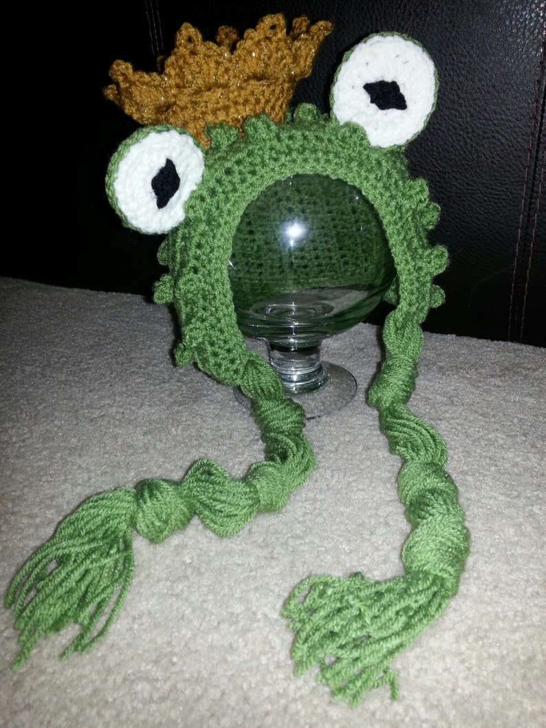 Crochet Frog Prince Bonnet | Etsy