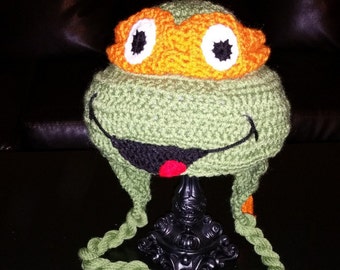 Ninja Turtle Hat Crochet PATTERN TMNT NB to Adult - Etsy