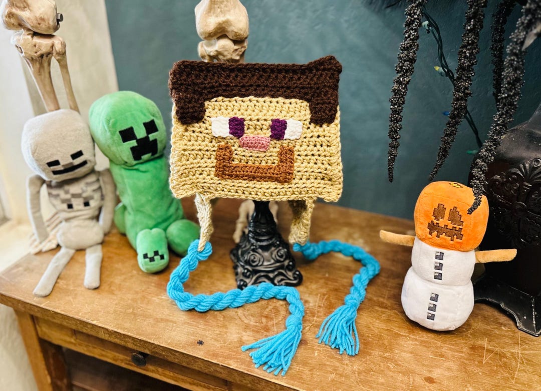 Crochet Steve From Minecraft - Etsy