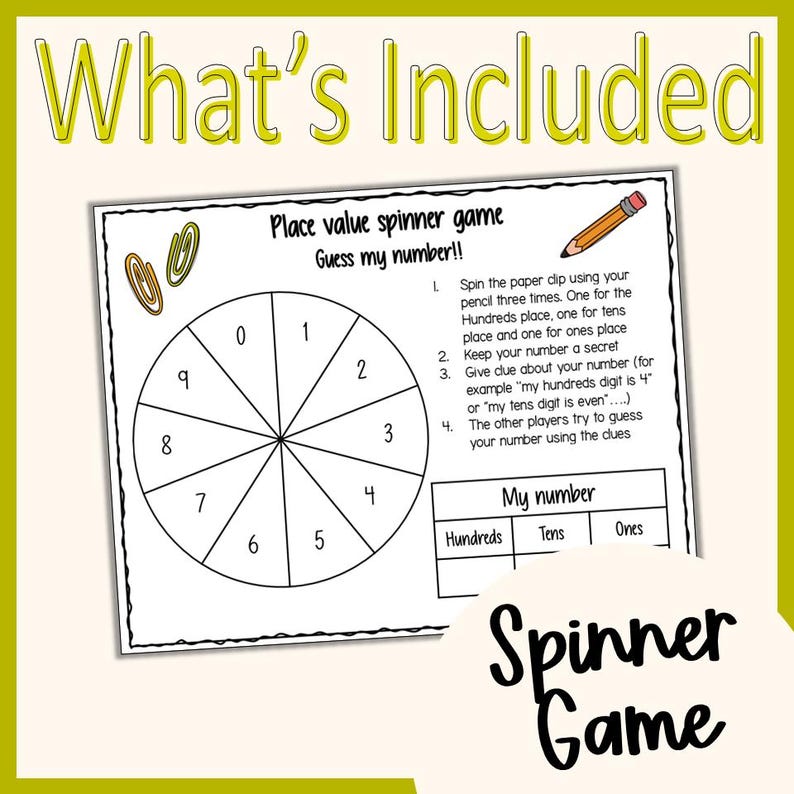 Place Value Games / 2- and 3- Digit Numbers - Etsy