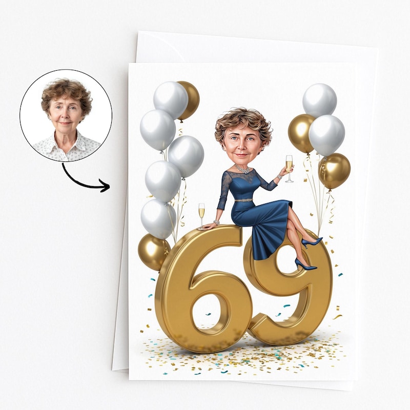 Birthday 69th Invitations - Etsy UK