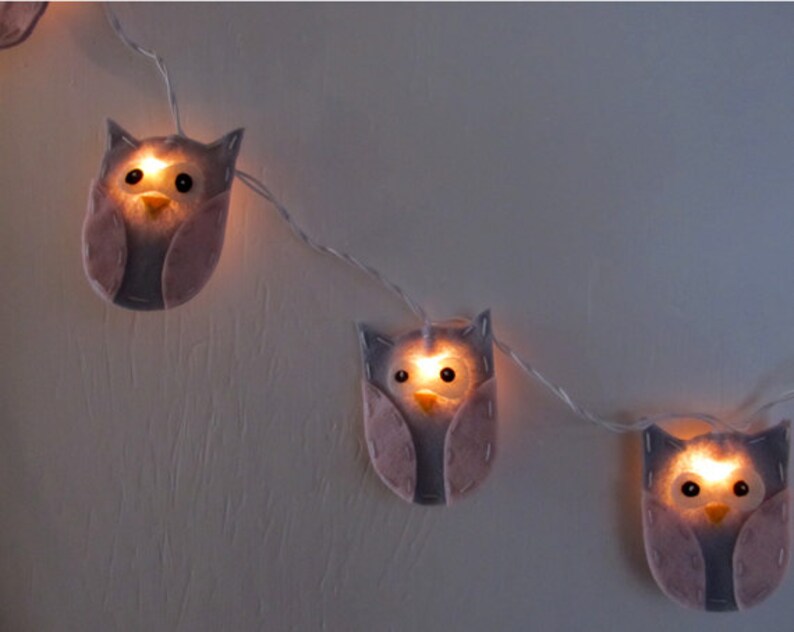 Nursery Decor Lighting, Owl Nursery Night Light, Baby Shower Gift, Owl ...