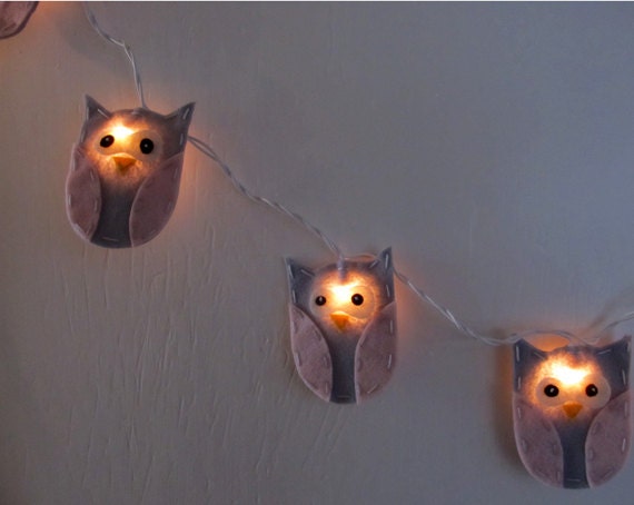 Nursery Decor Lighting, Owl Nursery Night Light, Baby Shower Gift, Owl ...