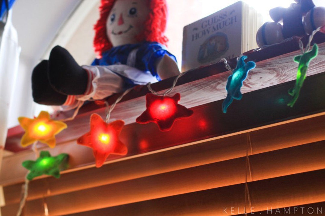 Baby Night Light Rainbow Star String Light - Etsy
