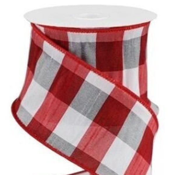 Gray Plaid Ribbon - Etsy