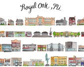 Royal Oak MI print | Etsy
