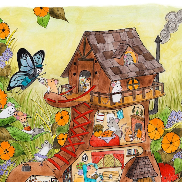 Mouse House - Etsy