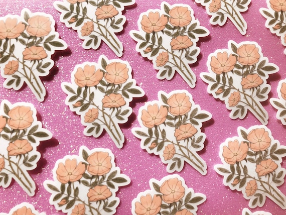 Briar Rose Clear Sticker - Etsy