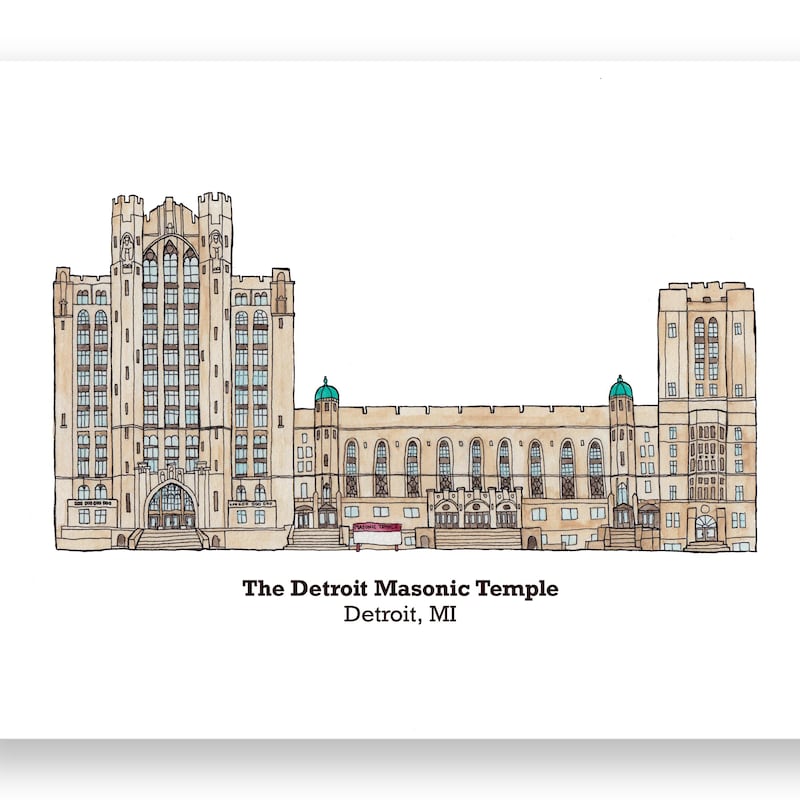 Masonic Temple - Etsy