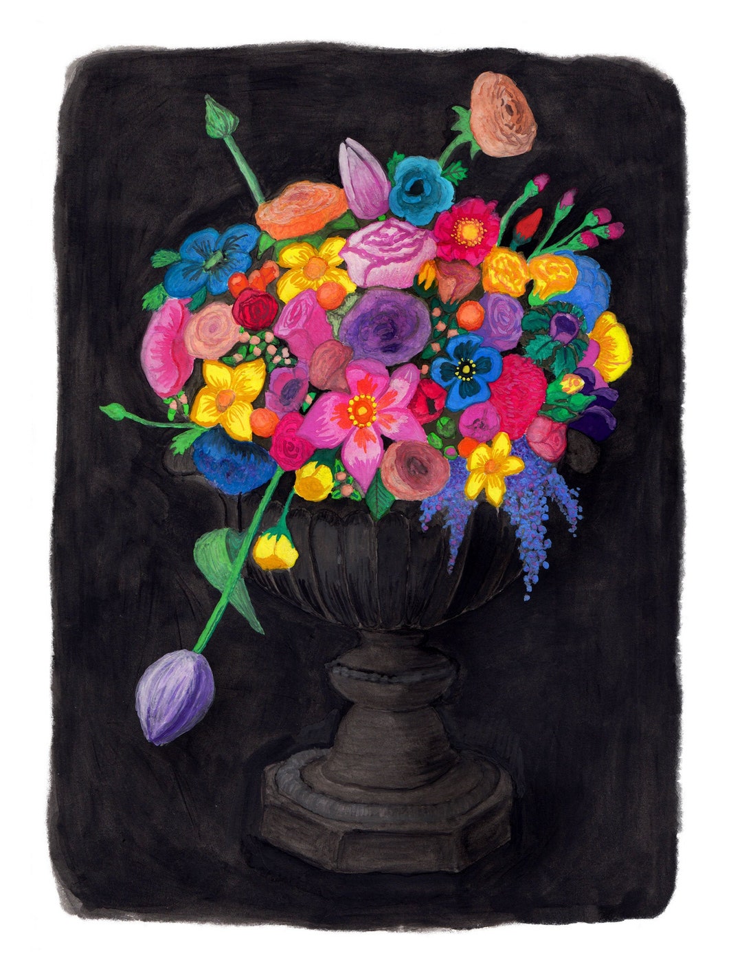 Dutch Still Life - Floral Arrangement - Etsy