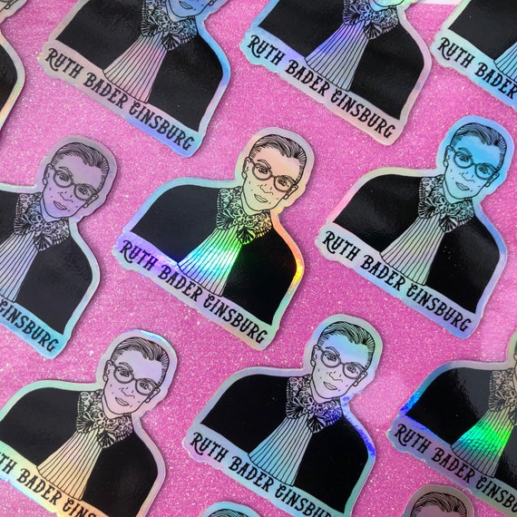 Ruth Bader Ginsburg Hologram Sticker | Etsy