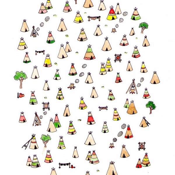 Tipi Art - Etsy