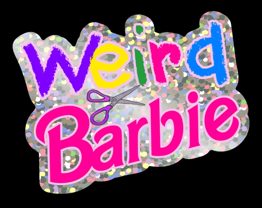 Weird Barbie Vinyl Sticker - Etsy