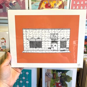 El Club Detroit Print - Etsy