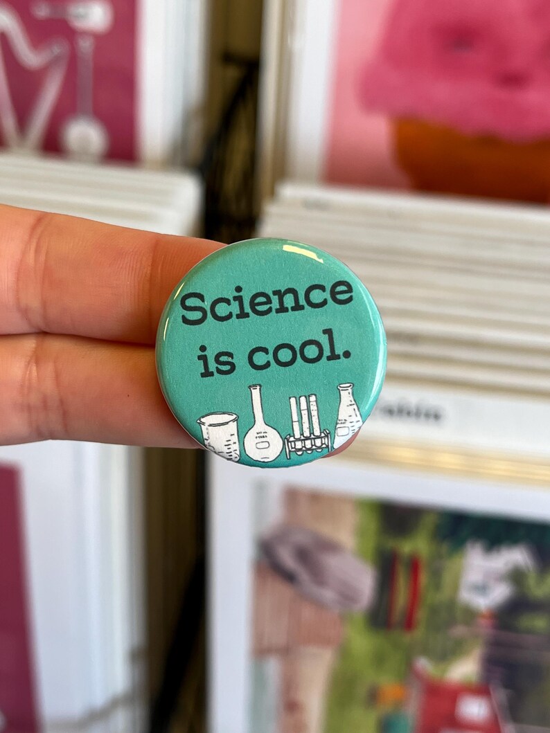 Science Button, Nerdy Lab Decor (1.25") - Etsy
