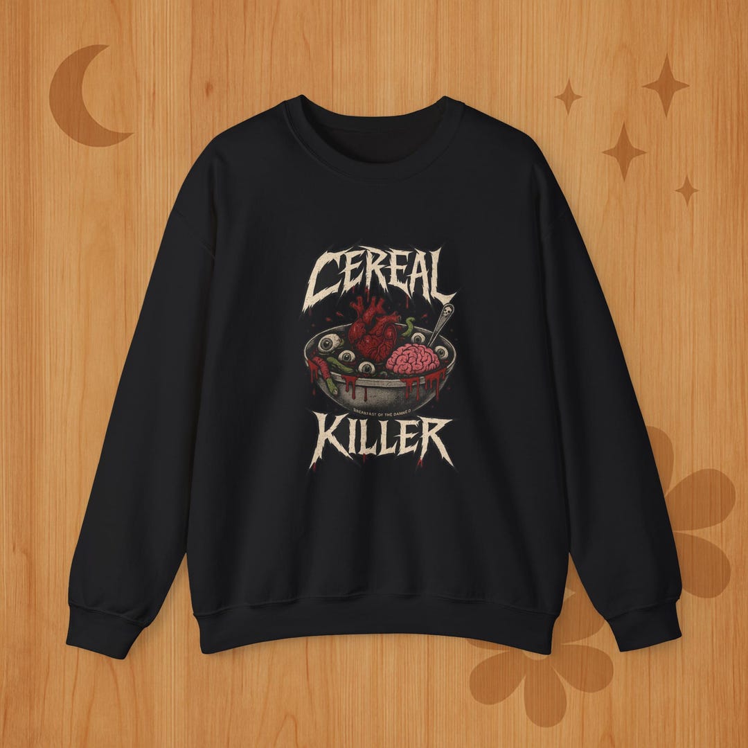 Cereal Killer PNG | Death Metal Horror Sublimation | Funny Gore ...
