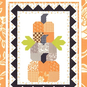 Pumpkin Trio by Fig Tree & Co. Pumpkin Quilt Pattern 26" X 34" - Etsy