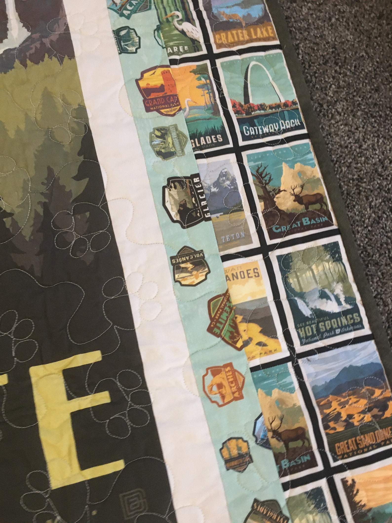 National Parks Riley Blake Yosemite Quilt Kit Comes in 2 - Etsy