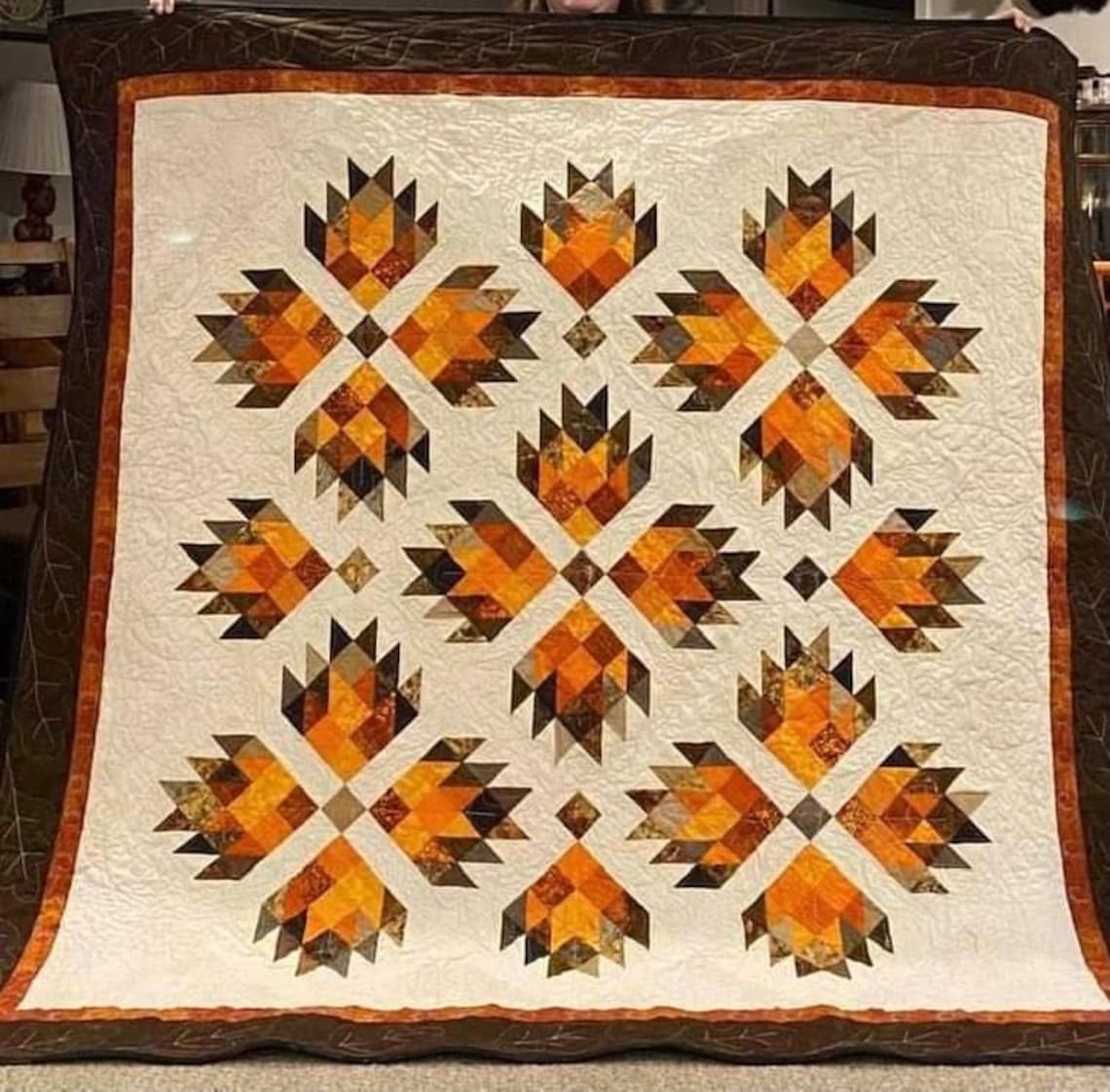 Double Bear Paw Quilt Pattern by Material Girlfriends Baby - Etsy