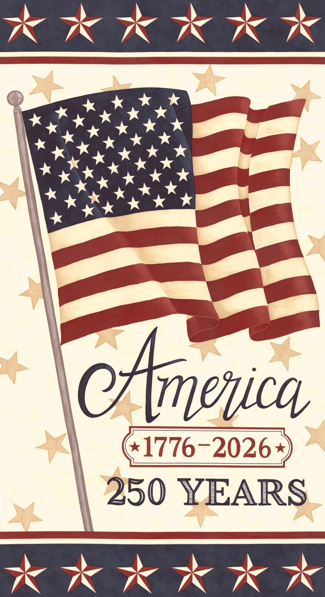 Patriotic Quilt Panel America 250 Years Fabric Panel by Deb Strain for ...