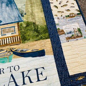It's Better to Wake by the Lake Quilt Kit Includes Riley Blake Fabric ...