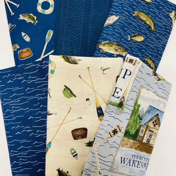 Lake Fabric - Etsy